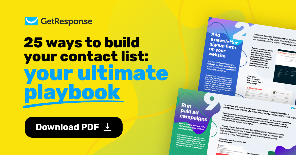 25 Ways to Build Your Contact List: Your Ultimate Playbook